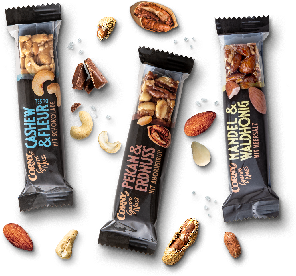 CORNY - Dein Müsliriegel für jeden Geschmack & jede Situation!