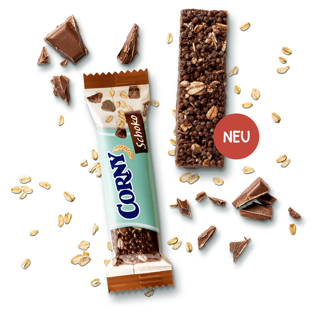 CORNY Müsliriegel: für jeden Geschmack und jede Situation